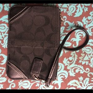 Coach | Bags | Authentic Small Coach Pouch Black | Poshmark